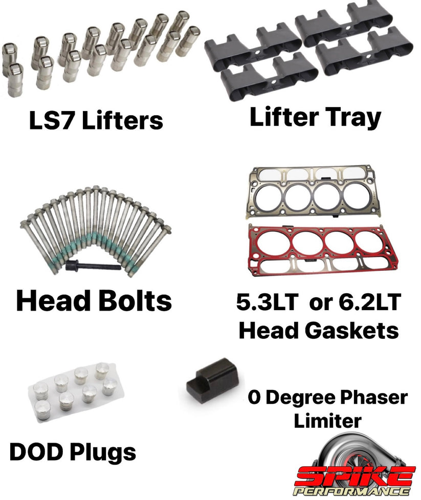 Gen V 14-18 5.3L L83 DOD Delete Kit w/ Camshaft Package – Spike Performance