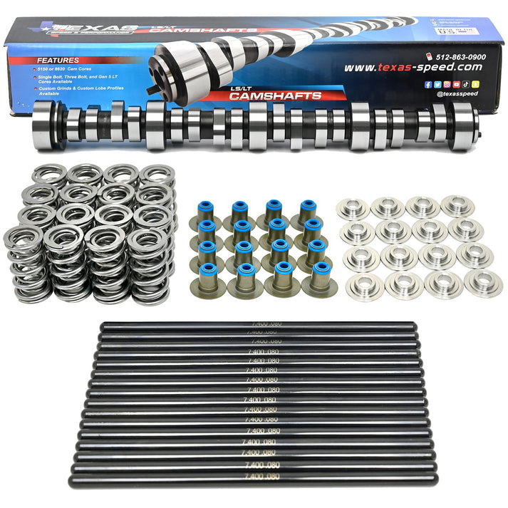 Texas Speed Dual Spring Cam Package for Rectangular Port Heads (LS3/L9 ...