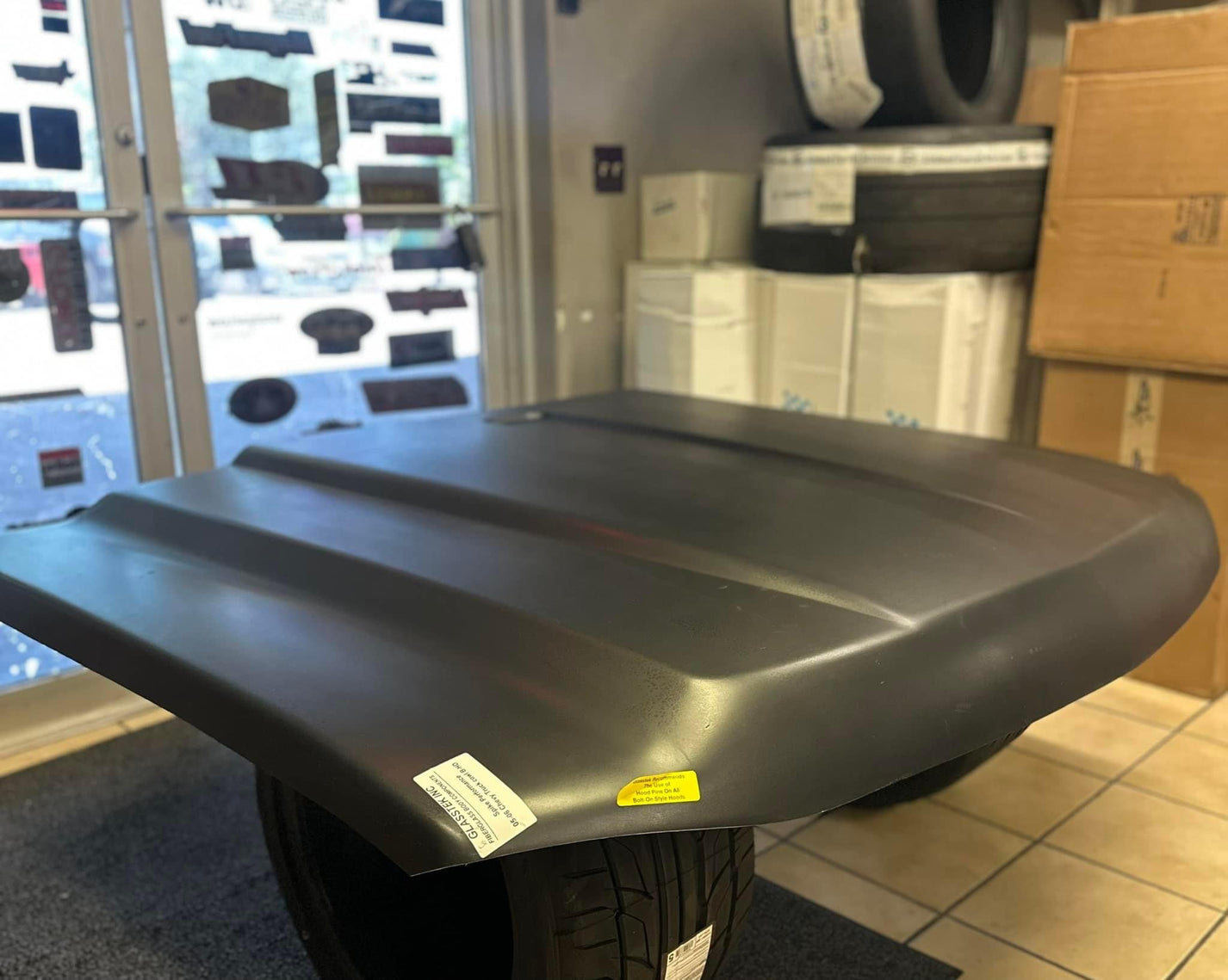 Glasstek Fiberglass Hood – Spike Performance